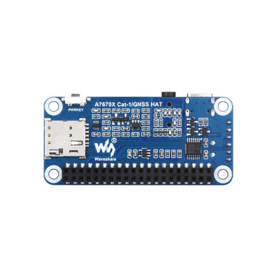 Waveshare Cat-1/GSM/GPRS/GNSS HAT for Raspberry Pi, Based On A7670E ...