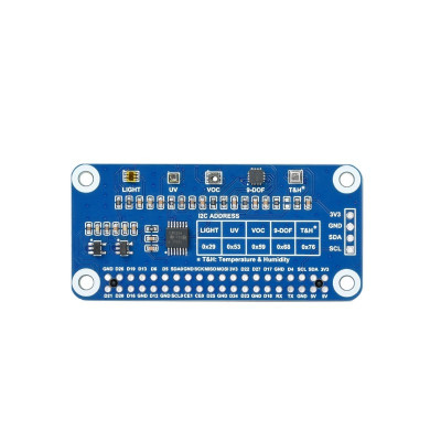 Waveshare Environment Sensor HAT for Raspberry Pi, I2C Bus buy online at Low Price in India ...