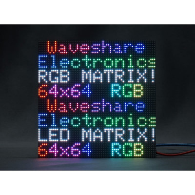 Waveshare Flexible RGB full-color LED matrix panel, adjustable ...