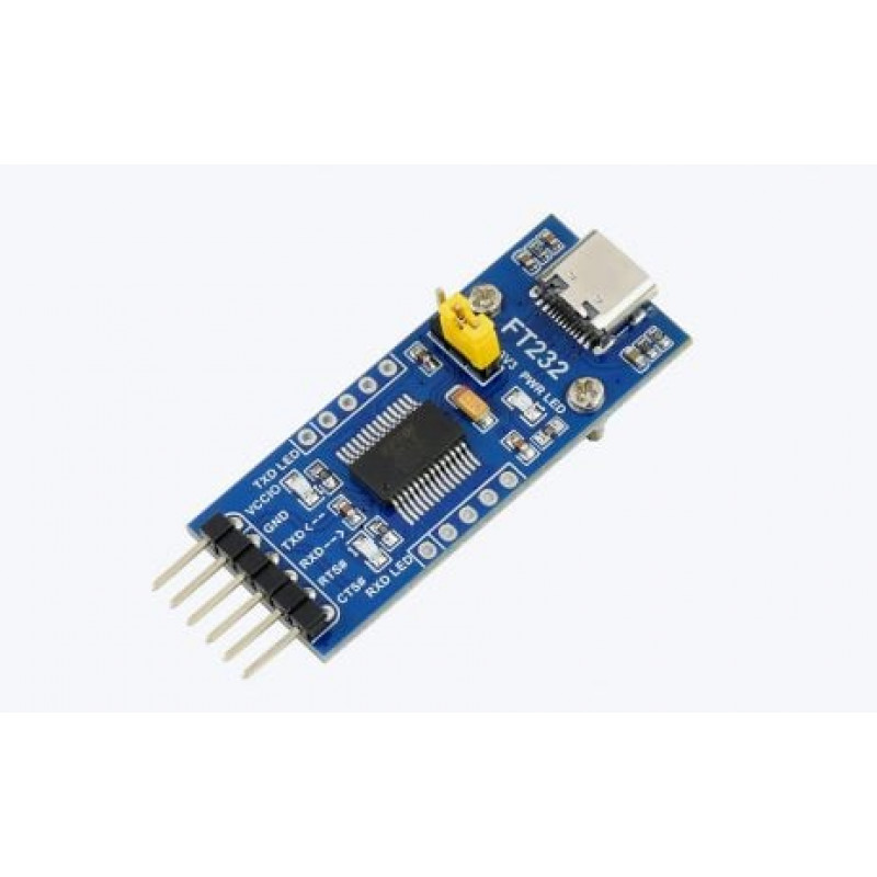 Waveshare FT232 USB UART Board (Type C), USB To UART (TTL ... Waveshare FT232 USB UART Board (Type C), USB To UART (TTL ...
