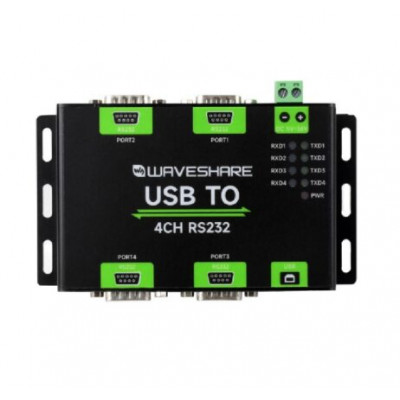 Waveshare Industrial Isolated USB To 4-Ch RS232 Converter, USB To Serial Adapter, Original ...