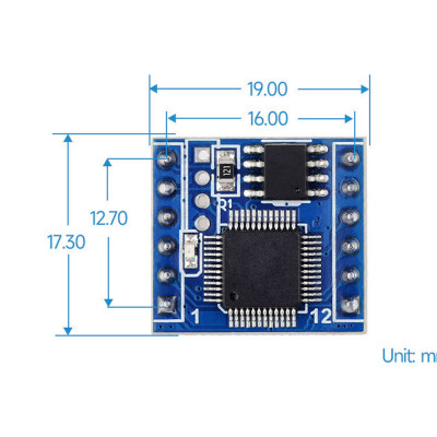 Waveshare TTL UART To CAN Mini Module, With TTL And CAN Conversion ...
